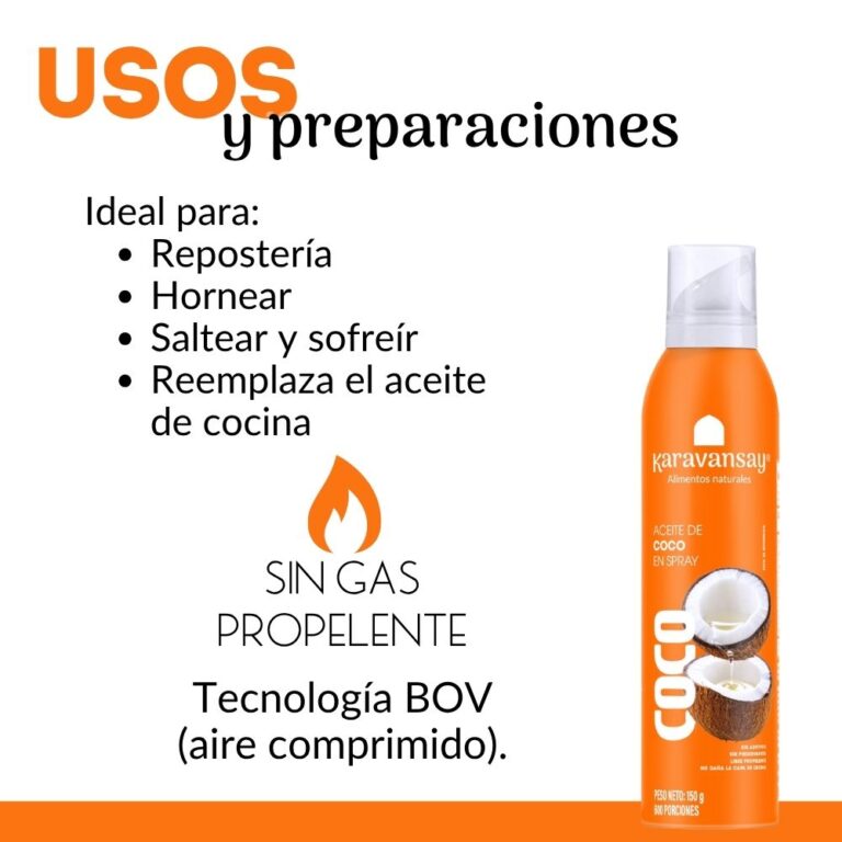 Aceite de coco en spray 150g - Karavansay